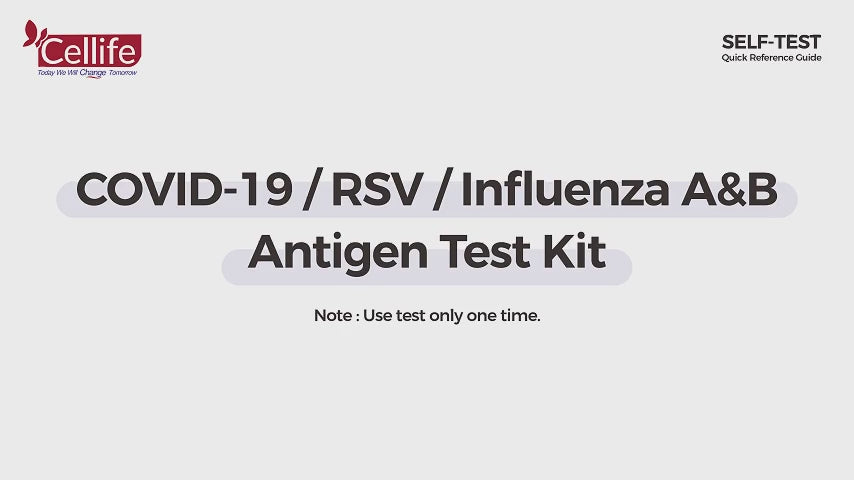 Cellife Sars-CoV-2/RSV/influenza A/B Antigen Test Kit Single – Cellife ...